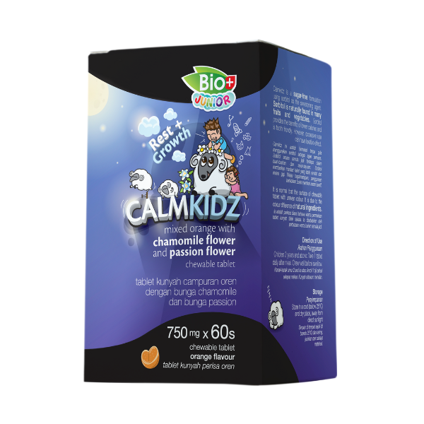 BIO+ JUNIOR CALMKIDZ (ORANGE) CHEWABLE TABLET 60's – AM PM Pharmacy eStore