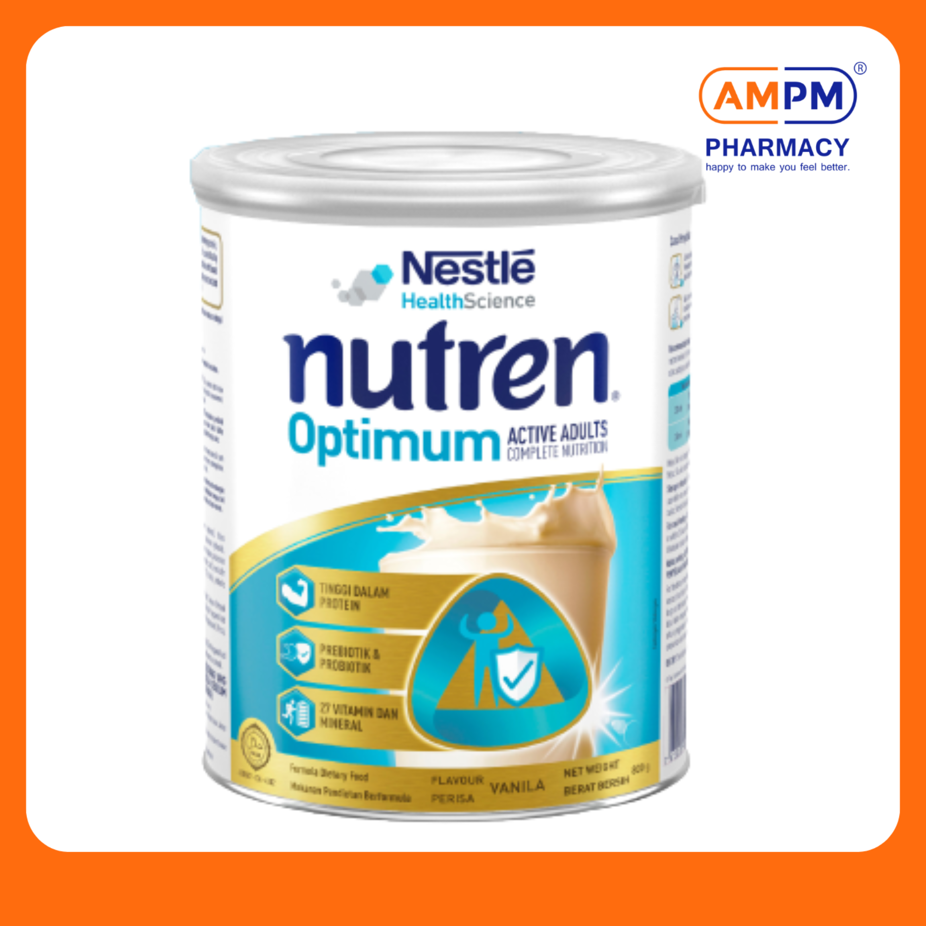 NESTLE Nutren Optimum 800g – AM PM Pharmacy eStore