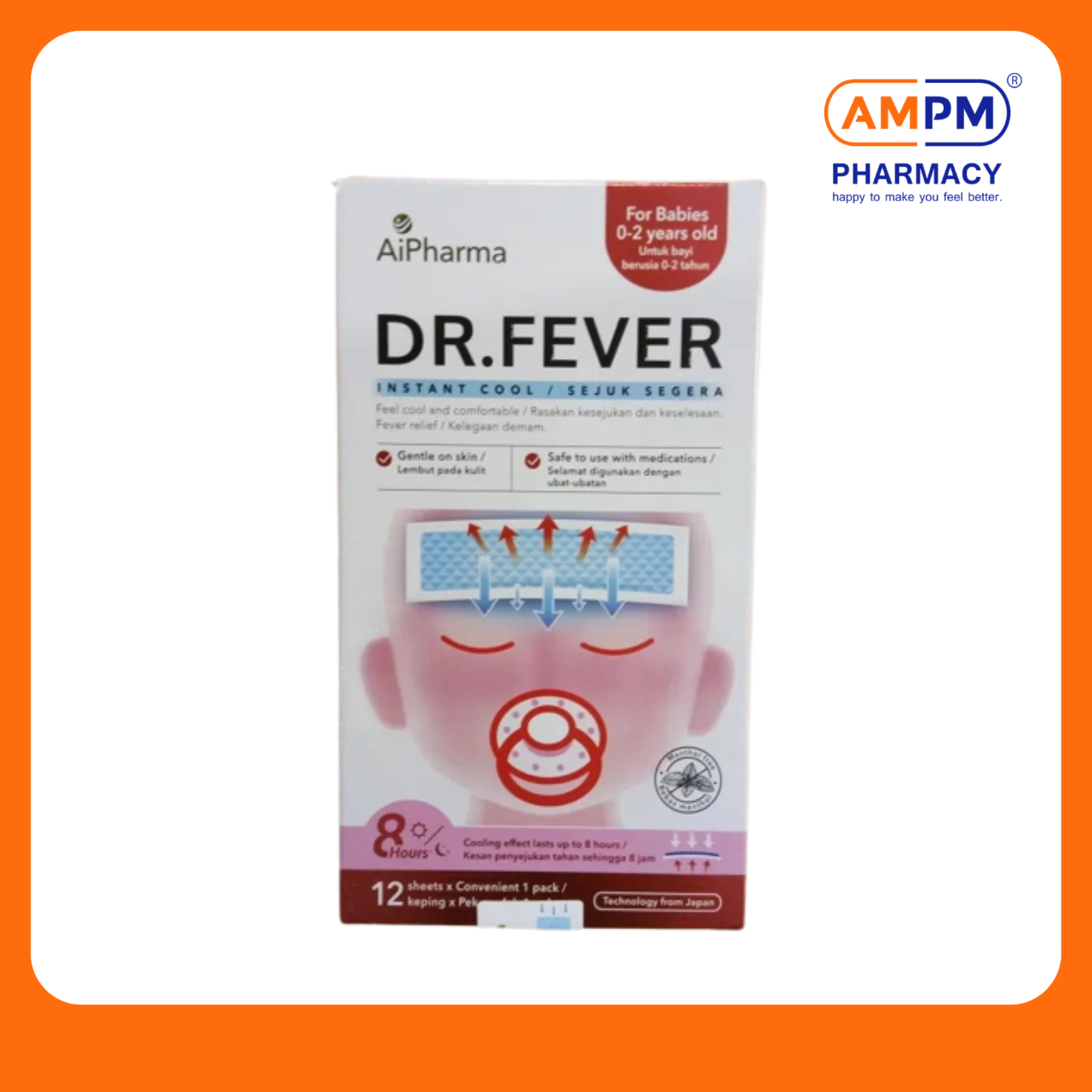 AiPHARMA DR. Fever (Babies) 12's – AM PM Pharmacy eStore