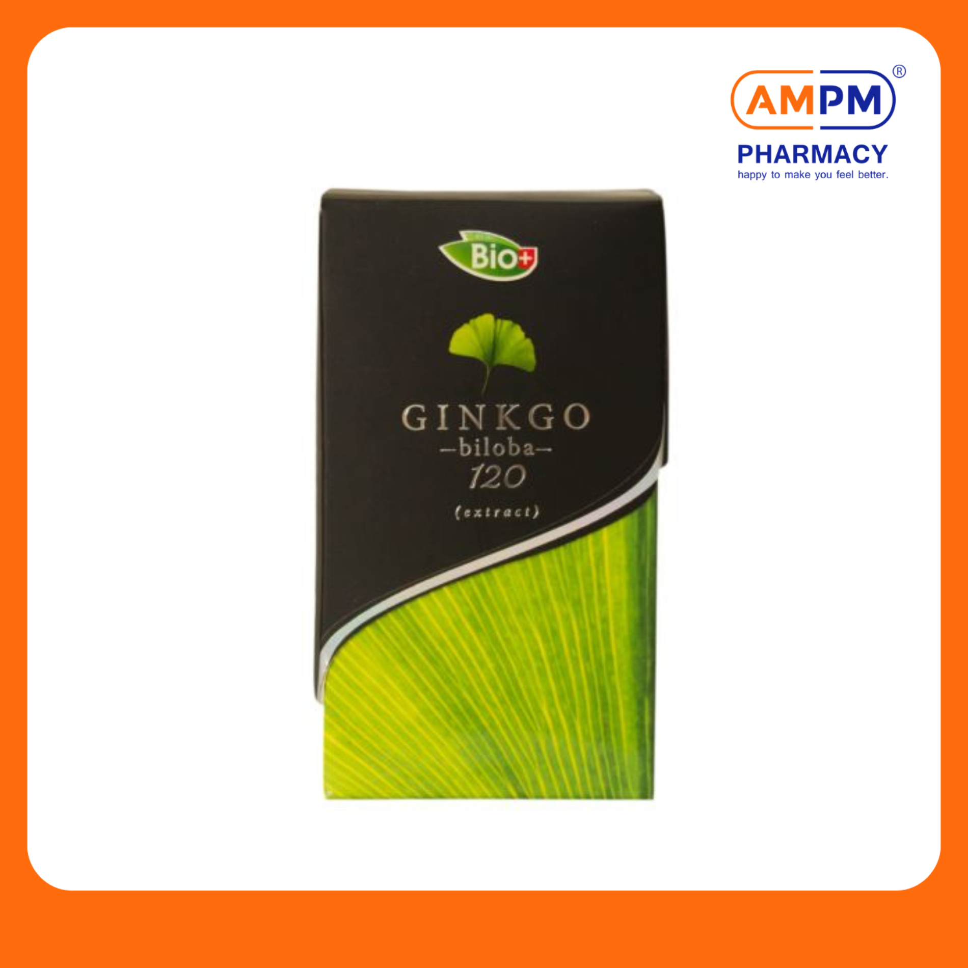 BIO+ Ginkgo Biloba 120mg Tablet (60's) – AM PM Pharmacy eStore