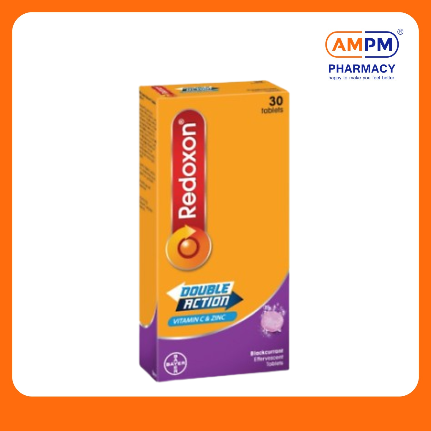 REDOXON Double Action Efferverscent (Blackcurrant) Tablet 30's – AM PM ...