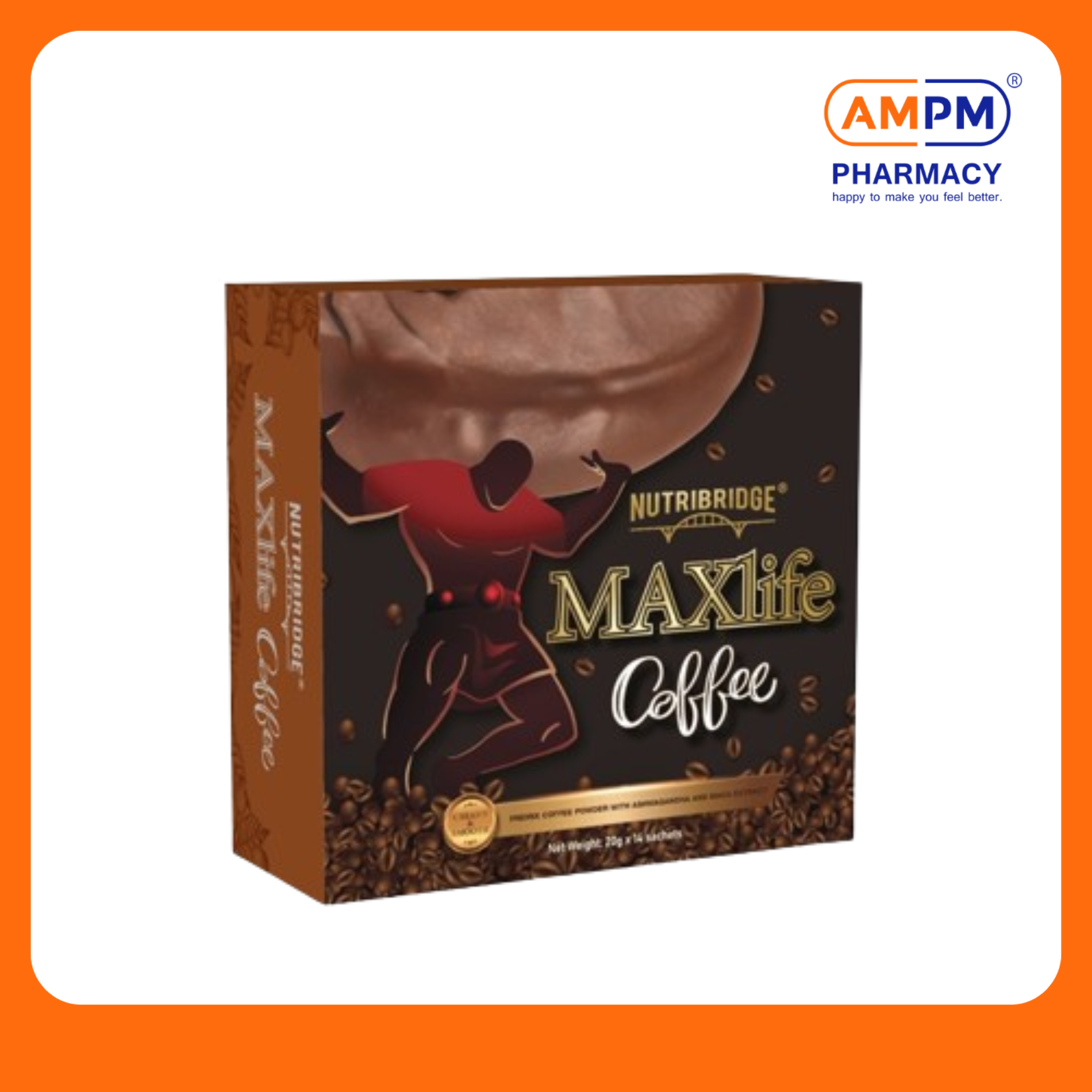 NUTRIBRIDGE MAXlife Coffee 20g (14's) – AM PM Pharmacy eStore