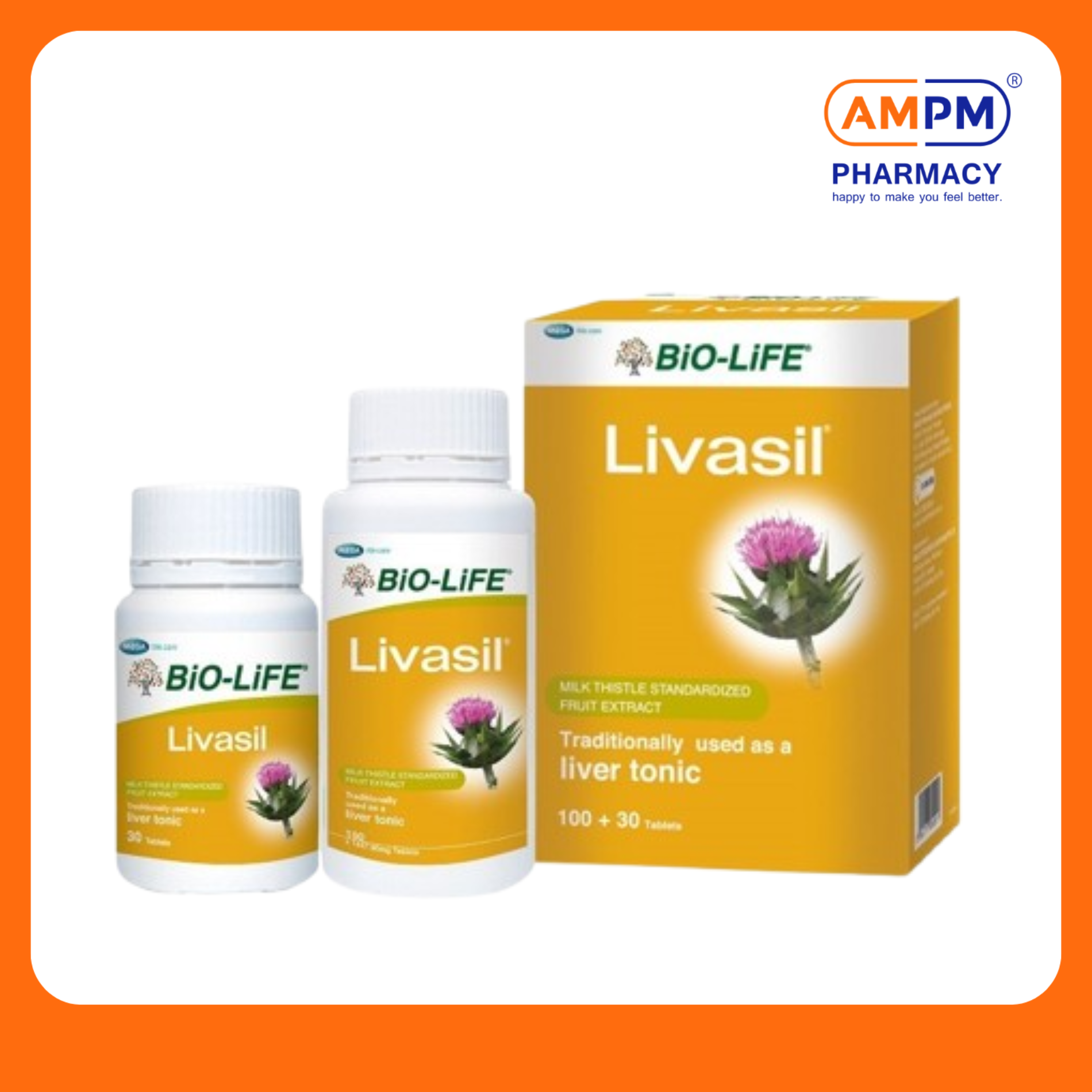 BIO-LIFE Livasil 500mg Tablet (100's + 30's) – AM PM Pharmacy eStore
