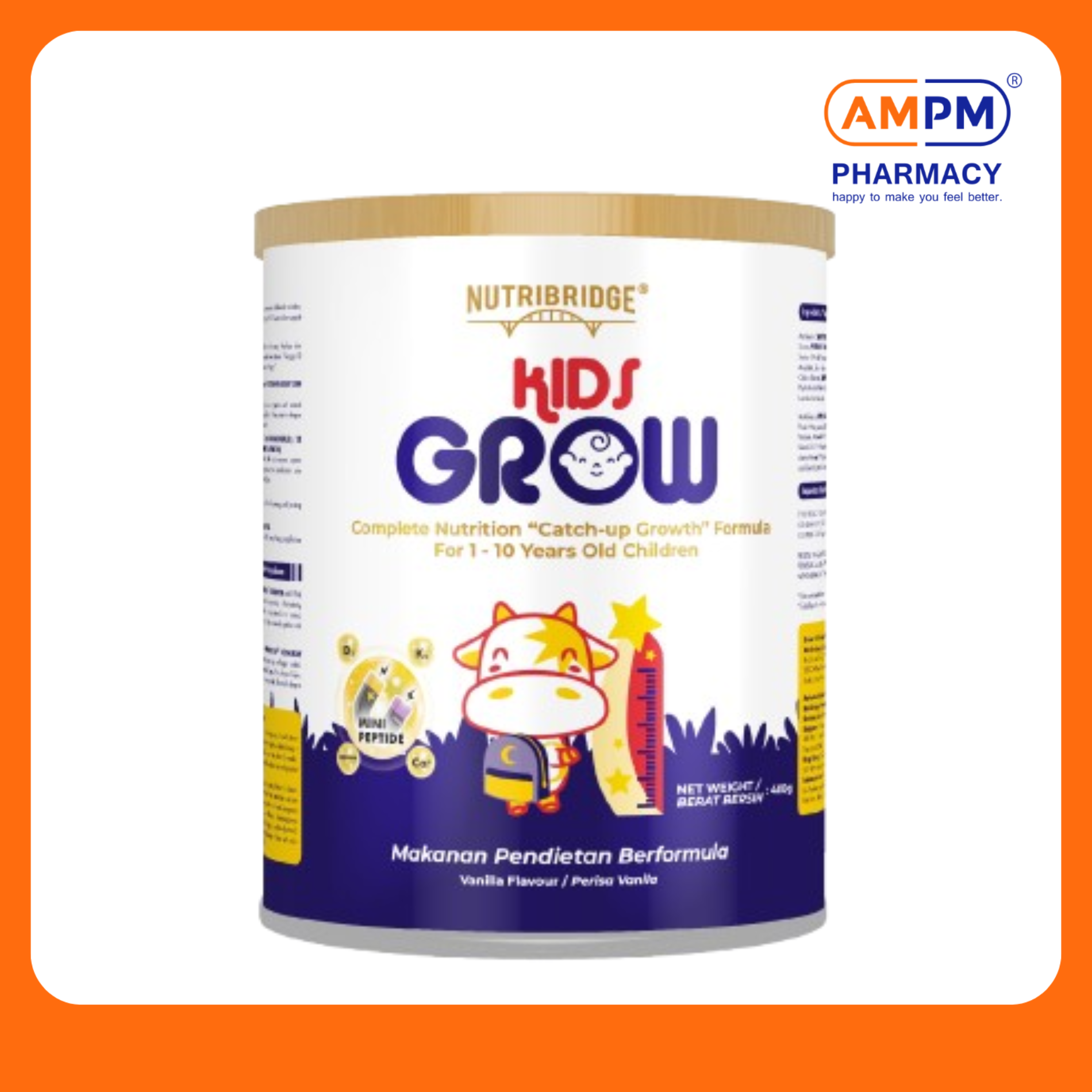 NUTRIBRIDGE KidsGrow (1-10y/o) (V) 400g – AM PM Pharmacy eStore