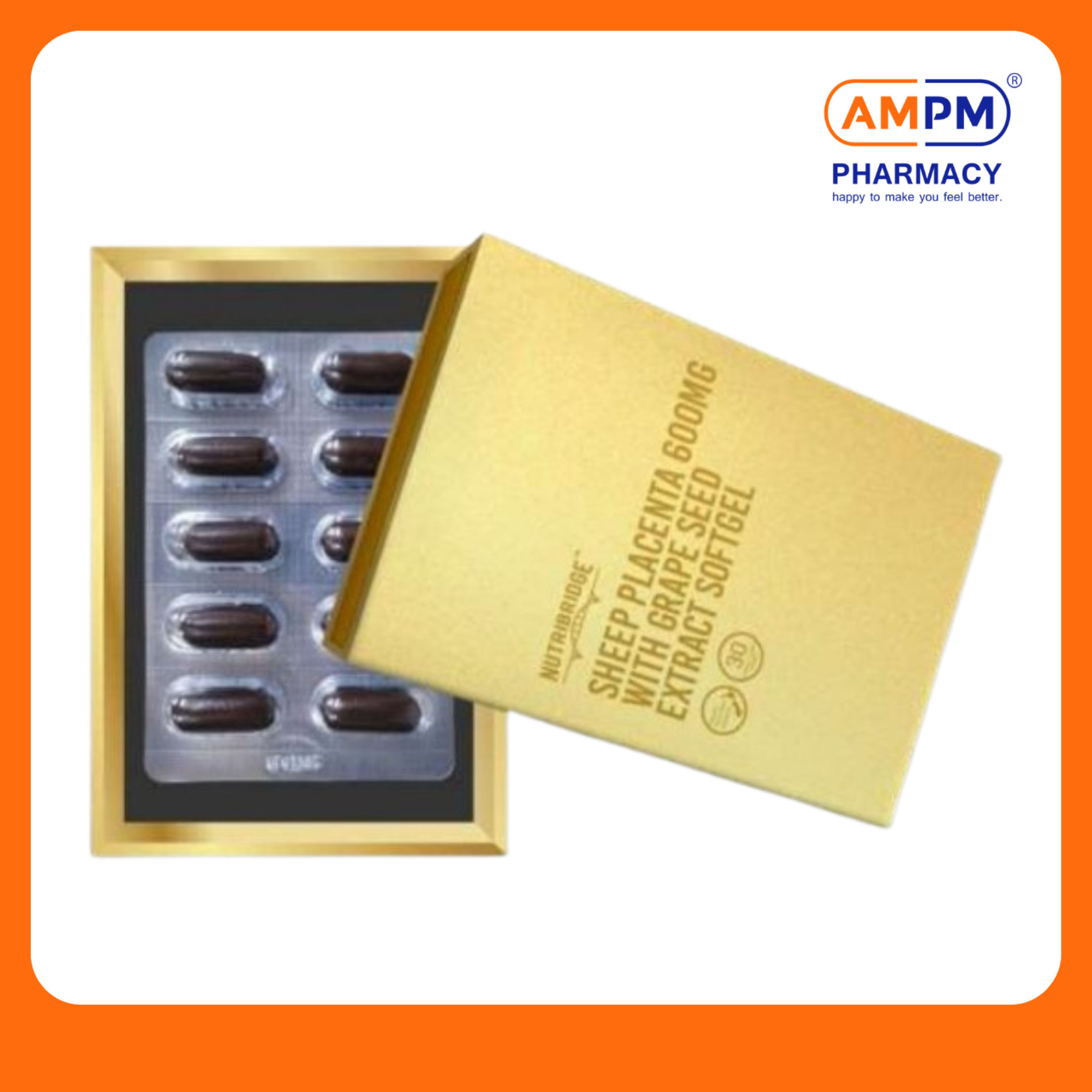 NUTRIBRIDGE Sheep Placenta W/Grape Seed Ext 600mg Softgel (30's) – AM ...