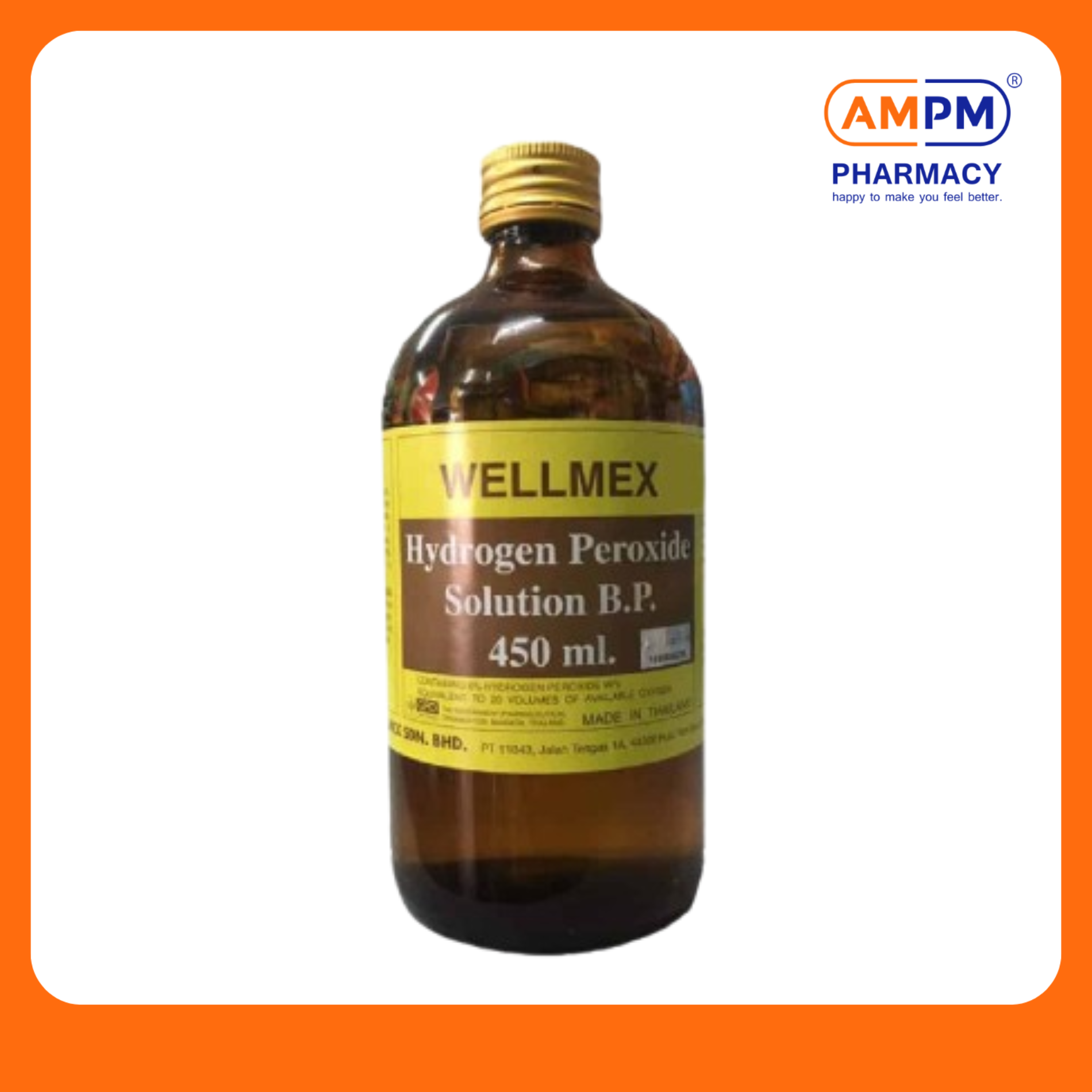 WELLMEX Hydrogen Peroxide 450ml – AM PM Pharmacy eStore