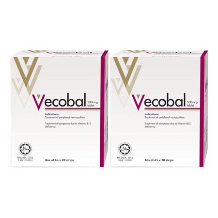 VECOBAL 500mcg TABLET 120's x 2 – AM PM Pharmacy eStore