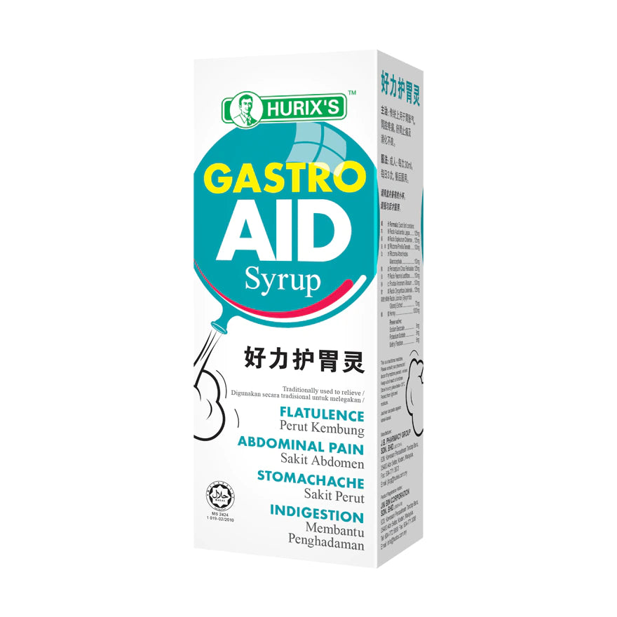 HURIX'S GASTRO AID SYRUP 100ml – AM PM Pharmacy eStore