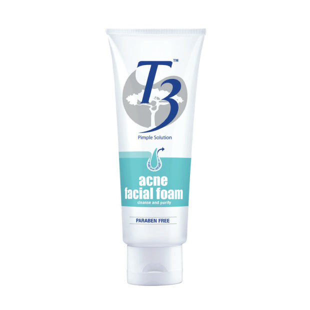 T3 ACNE FACIAL FOAM 100g – AM PM Pharmacy eStore