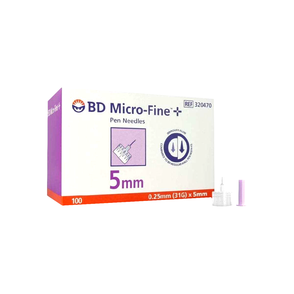 BD MICRO-FINE PEN NEEDLE 31G x 5mm x 100's – AM PM Pharmacy eStore