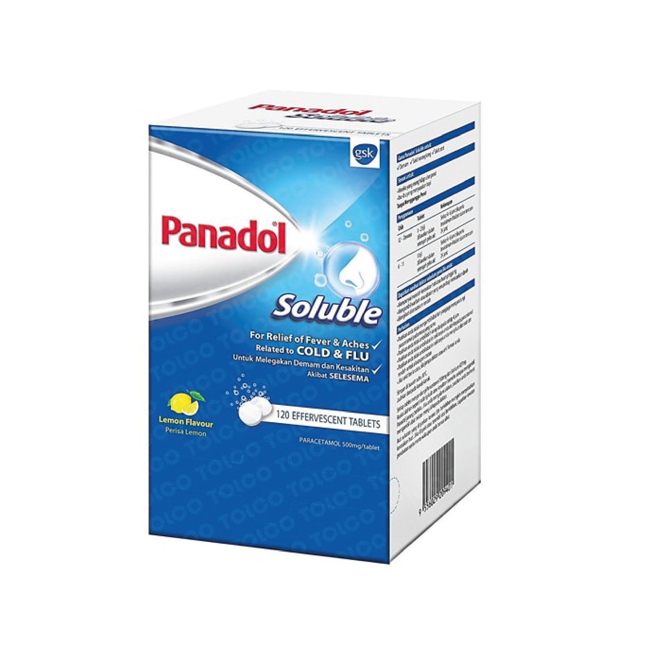 PANADOL SOLUBLE TABLET 4's x 30 – AM PM Pharmacy eStore